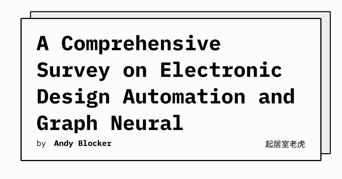 A Comprehensive Survey on Electronic Design Automation and Graph Neural ...